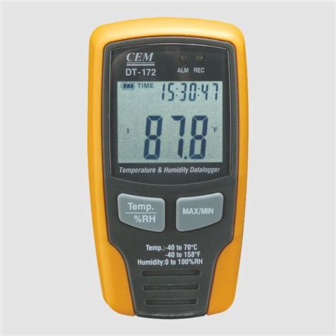 CEM DT 172 Temperature And Humidity Meter With Datalogger Cenkay Test Measuring Instruments