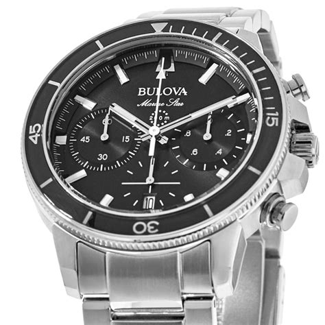Bulova Marine Star Mens Watch 96b272 Watchmaxx
