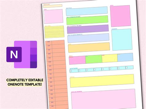 Onenote Templates For Work Free At Kathy Morelli Blog