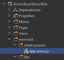 Static JavaScript API Client Proxies ABP IO Documentation