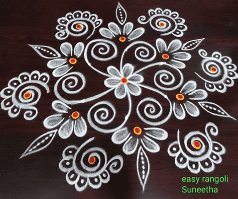 basic rangoli design images basic rangoli kolam ideas 2024