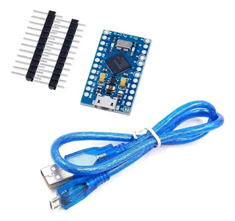 Kit Leonardo Pro Micro 5v Compatível Com Arduino Cabo Nf Mercadolivre