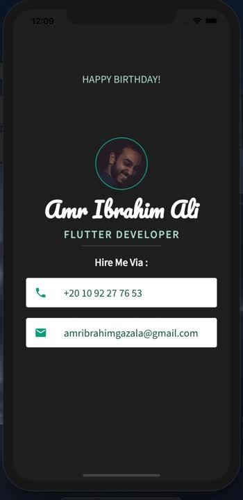 Amr Ibrahim On Linkedin Flutterdev Flutter Ios Android Twitter
