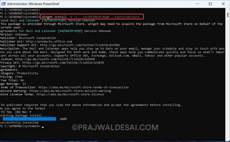 uninstall mail and calendar apps on windows 11 10