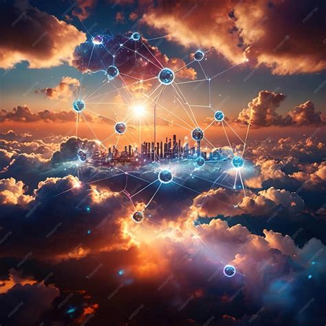 Premium Photo Cloud Computing Internet Technology Automated
