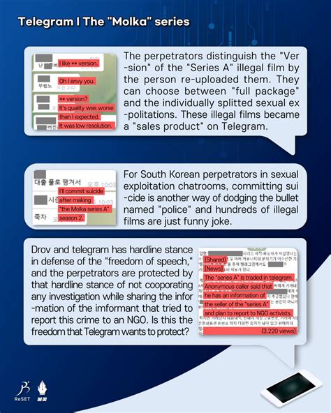 ReSET리셋 on Twitter Telegram the hotbed of sexual exploitation are you simply going to
