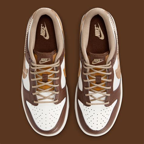 A Fashionable Brown Plaid Accents This Nike Dunk Low For Fall Winter