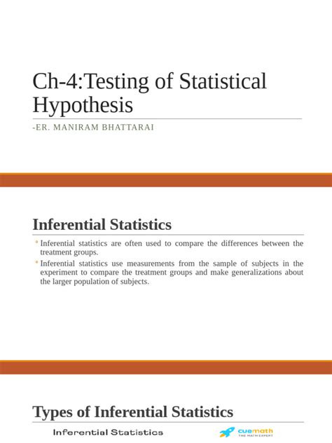 Ch 4 Testing Of Hypothesis Pdf Type I And Type Ii Errors