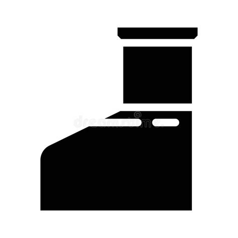 Industrial Pipeline Glyph Icon Vector Illustration Stock Illustration