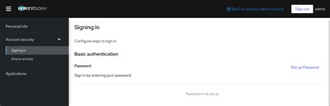 Password Is Not Set Up After Successful Login · Issue 22126 · Keycloakkeycloak · Github