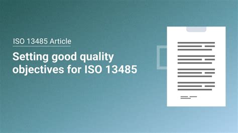 Important Articles On ISO 13485 Implementation Expert Resources