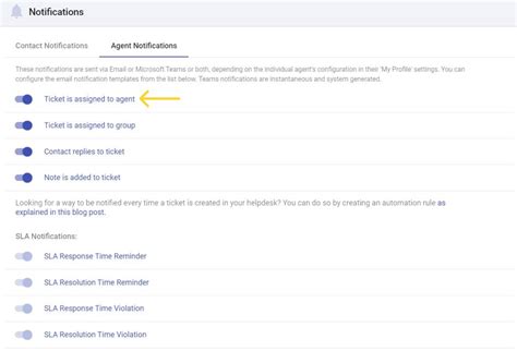 Configuring Agent Notifications In Desk Desk