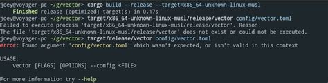 Vector Failed To Execute When Target Musl · Issue 877 · Vectordotdev