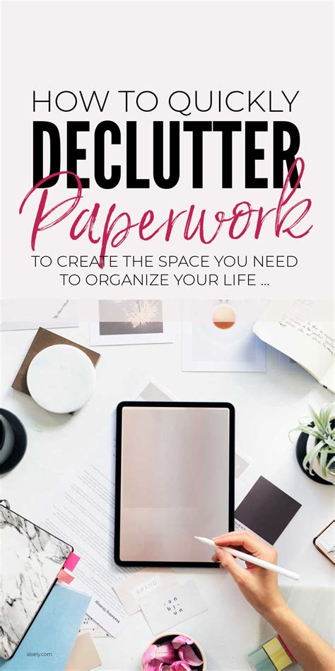 Paperwork Declutter Challenge Checklist