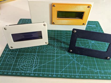 2004 Lcd Arduino Bezel 3d Printed Electronics Display Mount Diy