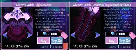 Lf Whimisy Witch And Gothic Cutie Set Nyp Rroyalehightrading