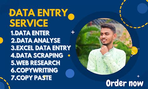 Do Virtual Assistant Data Entrydata Analyse Copy Paste By Mdjihad