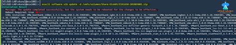 Esxi 65 Upgrade Bundle Via Command Line No Space Left On Device Error