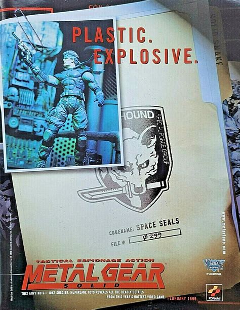 Solid Action Figures 1999 Metal Gear