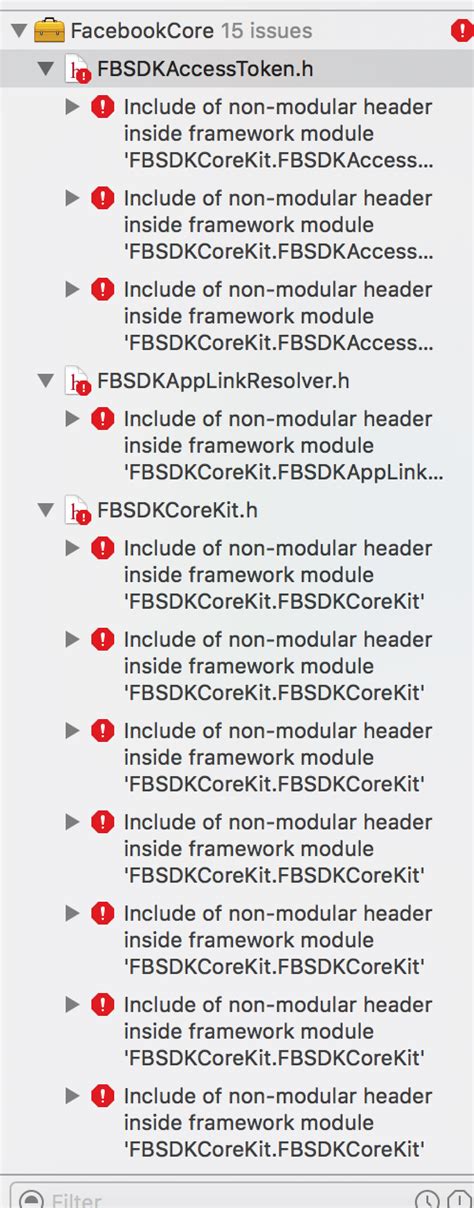 Ios Facebook Swift Facebook Sdk Swift Error After Adding Pod