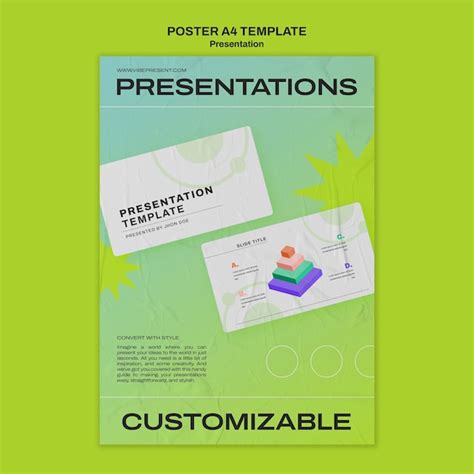 프레젠테이션 슬라이드 포스터 템플릿 무료 Psd 파일