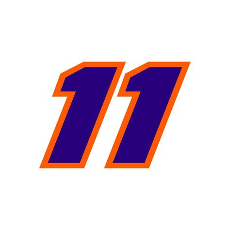 2023 Denny Hamlin Cup Number Cards