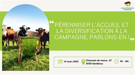Save The Date Colloque Accueil Champêtre En Wallonie