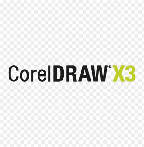 Corel Draw X3 Vector Logo Free Download Toppng