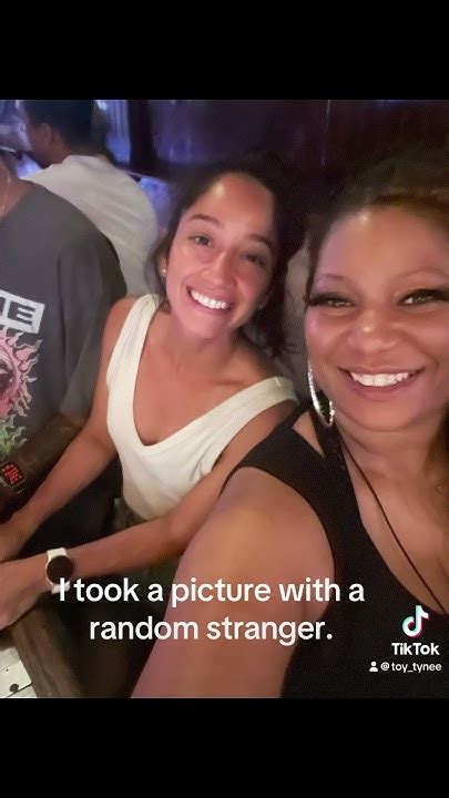 I Took A Picture With This Random Stranger She Was Literally Posing In