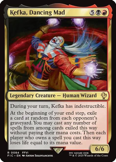 Kefka Court Mage Final Fantasy Magic The Gathering