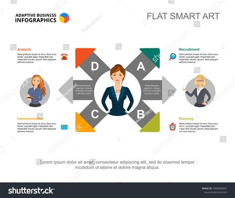 Six Arrow Graphic Presentation Design Editable Stock Vector Royalty Free 1069096865