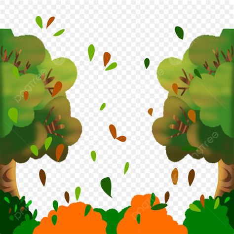 兩棵樹植物剪貼畫 樹 透明背景 植物素材圖案，psd和png圖片免費下載