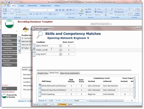 Ms Access Dashboard Template Shooters Journal