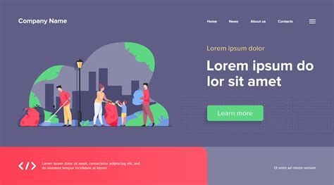 자원 봉사자 커뮤니티 청소 쓰레기 전단지 템플릿 무료 벡터