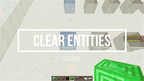Clear Entities And Mobs Creative Coding Tutorial Youtube