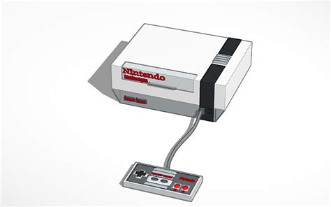 3d Design Nintendo Entertainment System Nes Tinkercad