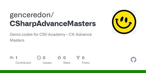 github genceredon csharpadvancemasters demo codes for csv academy