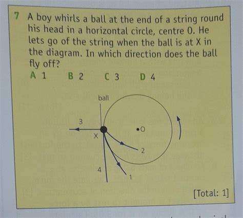 Solved 7 A Boy Whirls A Ball At The End Of A String Round Chegg