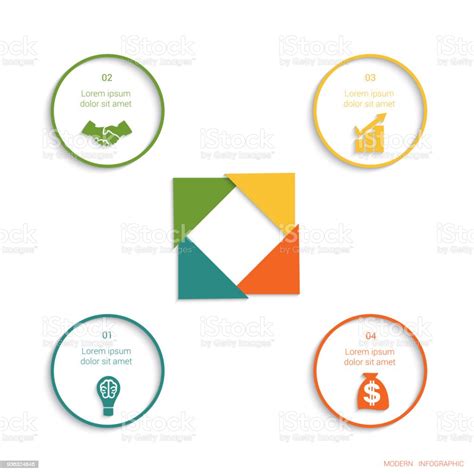 04 대 한 컬러 현대 Infographic 컨셉 비즈니스 서식 파일 워크플로 배너 다이어그램 웹 디자인 일정 영역형 차트 번호 옵션에 대 한 사용 가능한 위치 0명에 대한