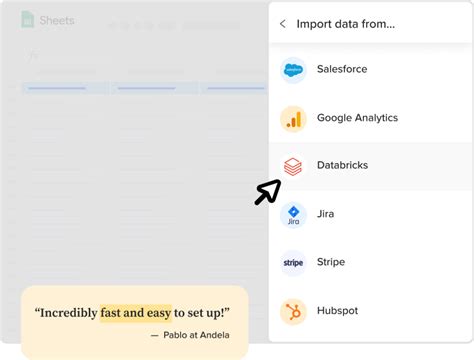 Connect Databricks To Google Sheets In One Minute Coefficient