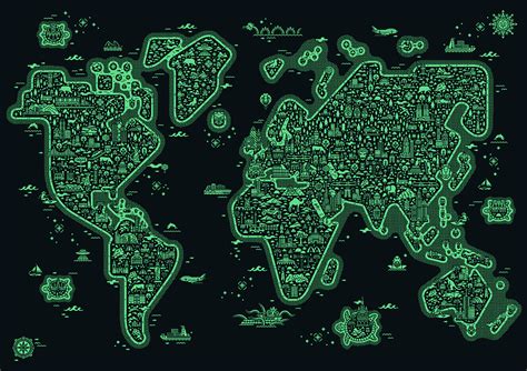 Map Illustrations Ii Behance