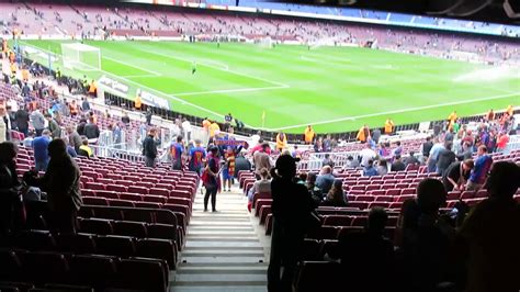 Walking To Our Seats At Camp Nou Youtube