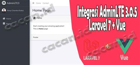 github blogcacanid lara7vue adminlte 3 0 5 integrasi adminlte 3 0 5