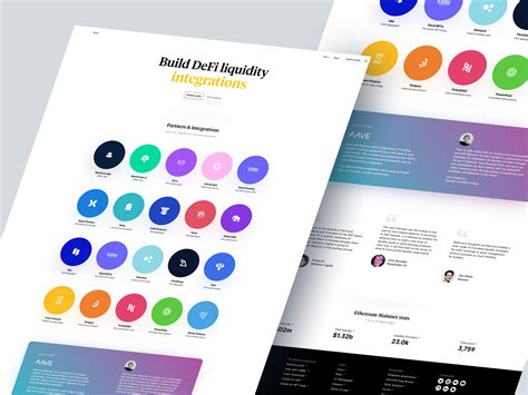 Defi Landing Page Ui Ux Design On Behance