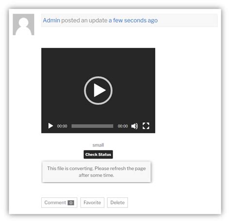 Tracking Transcoding Process Statuses Rtmedia