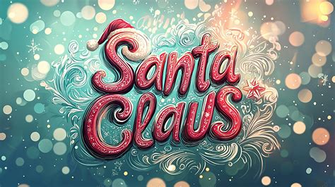 산타 클로스 보케를 이용한 레터링 밝은 배경 안녕하세요 2025 배경 일러스트 및 사진 무료 다운로드 Pngtree