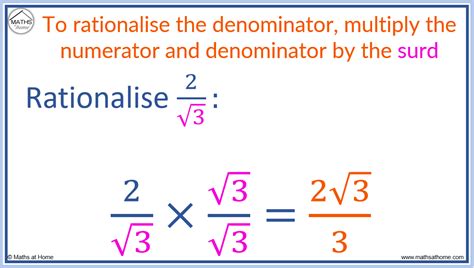 How To Simplify Surds