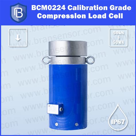 Calibration Grade Compression Load Cell With High Accuracy 50kn 100kn