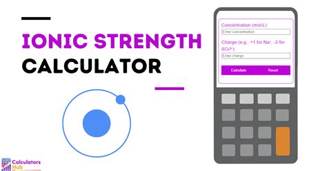 Ionic Strength Calculator Online