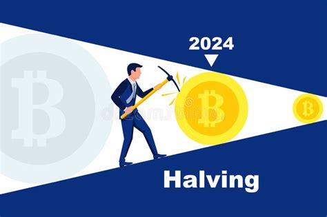 Bitcoin Halving Illustration Stock Illustrations 255 Bitcoin Halving Illustration Stock